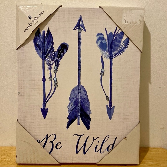 Wendy Bellissimo | Art | Wendy Bellissimo Boho Wall Art Be Wild Arrows ...